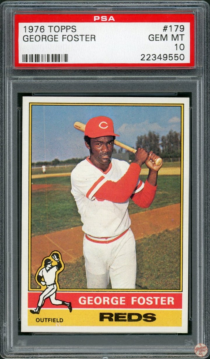 1976 Topps George Foster #179 POP 32 (550) – Aaron to Zito