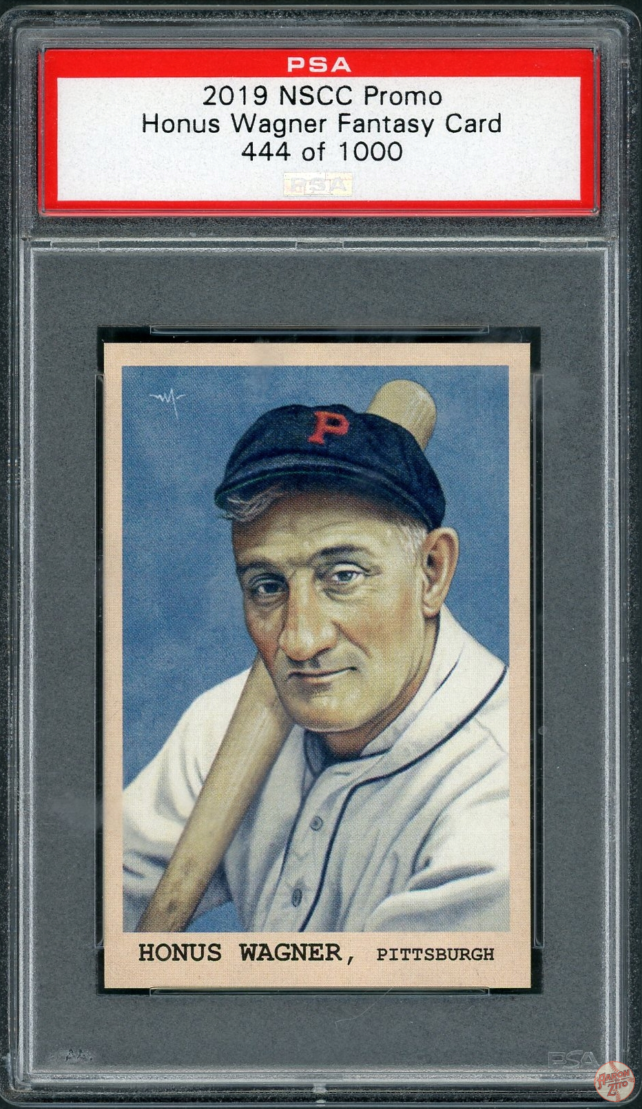 2019 NSCC Promo Honus Wagner Fantasy Card 444 of 1000 – Aaron to Zito
