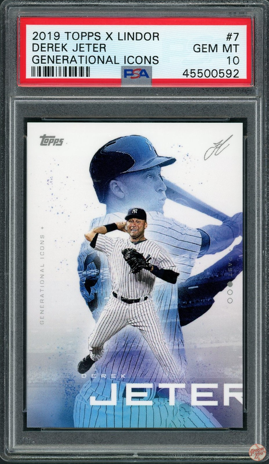 2019 Topps X Lindor Derek Jeter Generational Icons #7 PSA 10 POP 14 ...