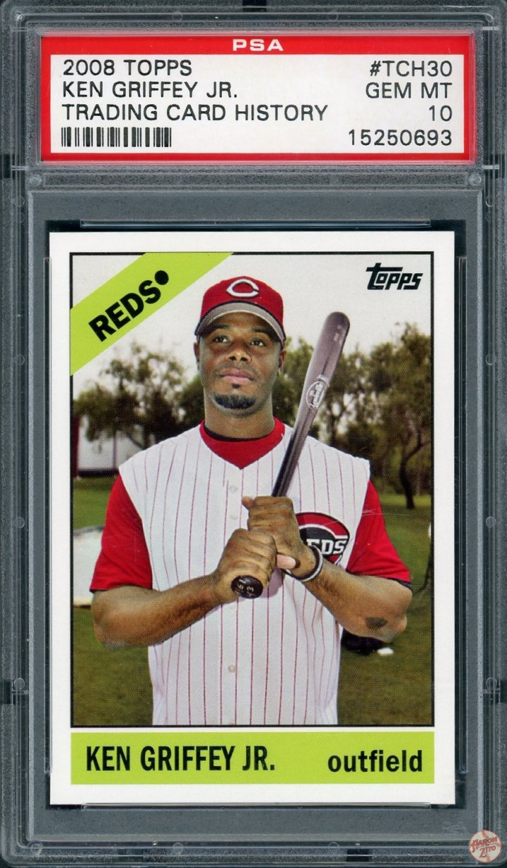 2008 Topps Trading Card History Ken Griffey Jr. #TCH30 PSA 10 POP 11 ...