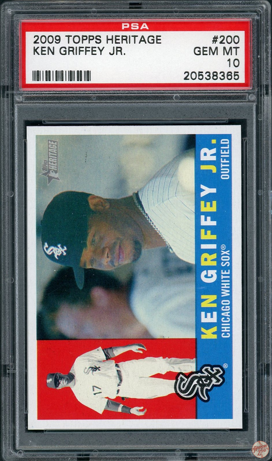 2009 Topps Heritage Ken Griffey Jr. #200 PSA 10 POP 17 (365) – Aaron to ...