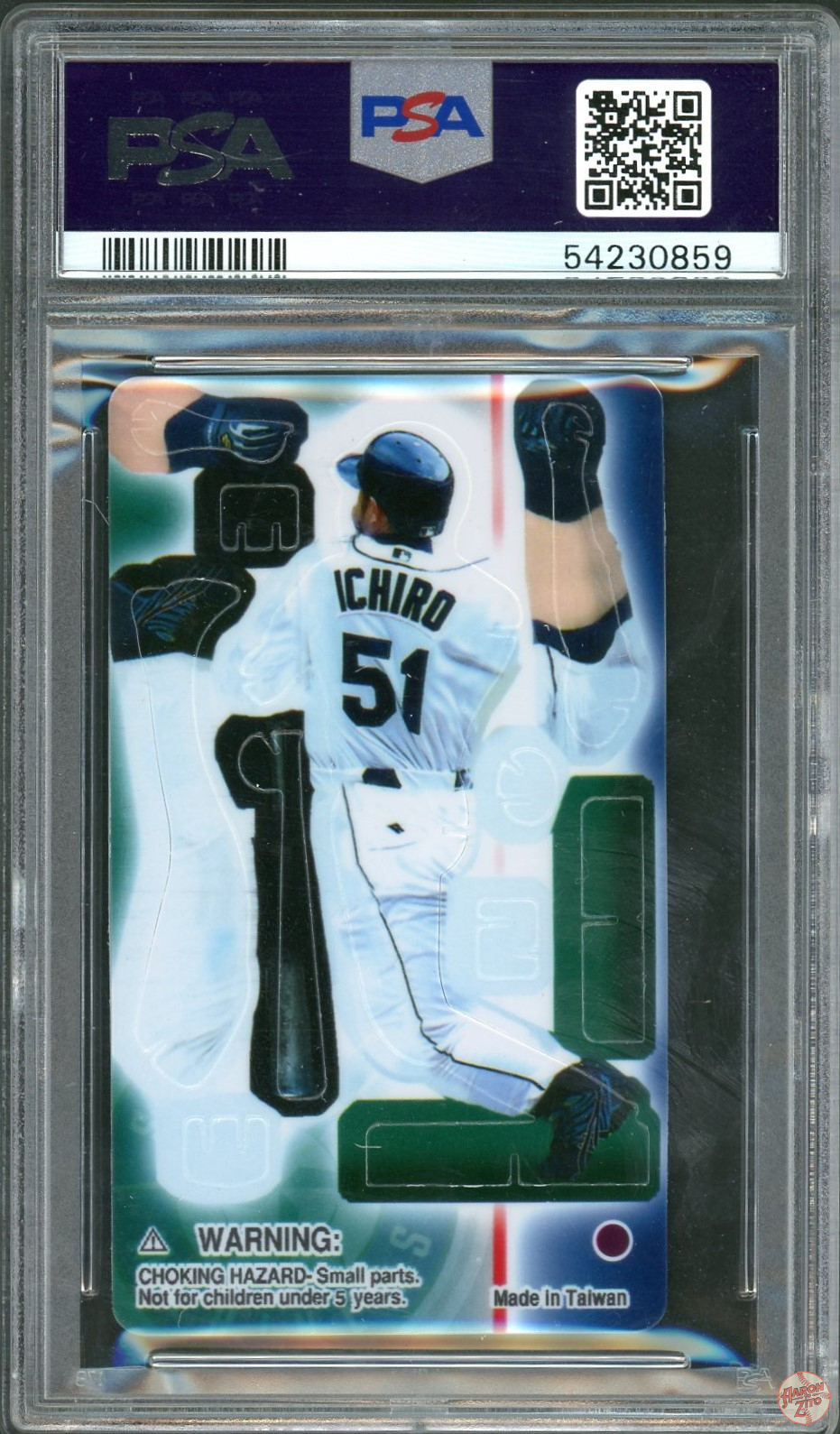 2003 Fleer 3D Ichiro Batting-White Mrnrs. Jersy #N/A PSA 10 POP 9 (859 ...