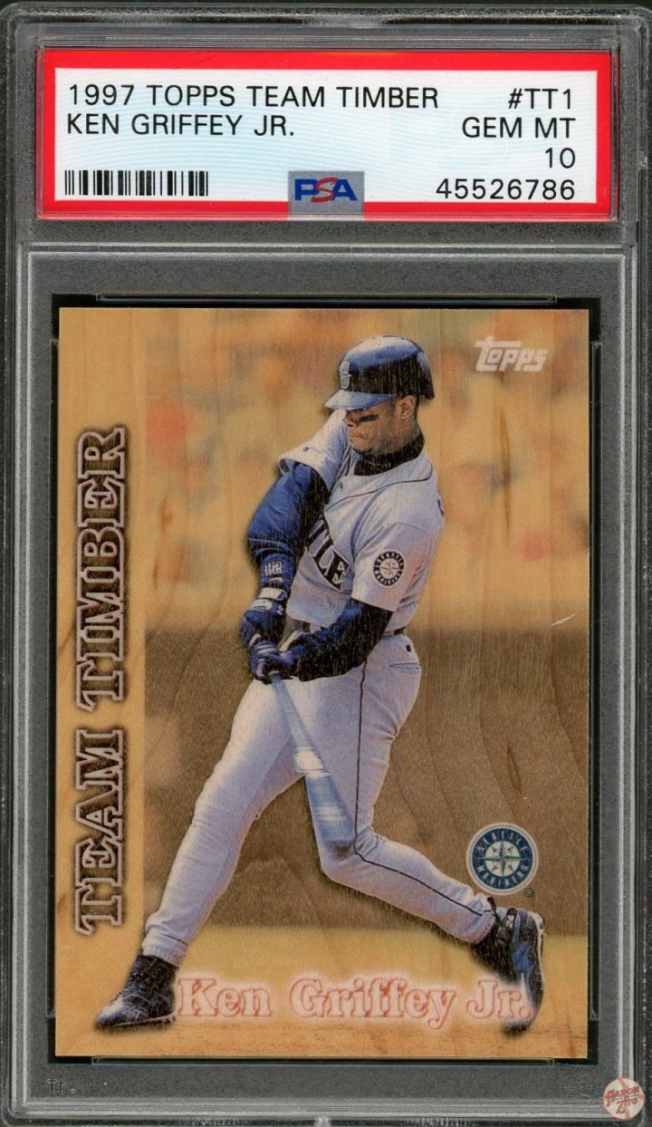 1997 Topps Team Timber Ken Griffey Jr. #TT1 PSA 10 POP 36 (786) – Aaron ...