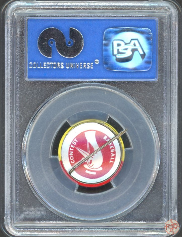 1969 Crane Team Pins Detroit Tigers Pin PSA 10 POP 1 (397) – Aaron to Zito